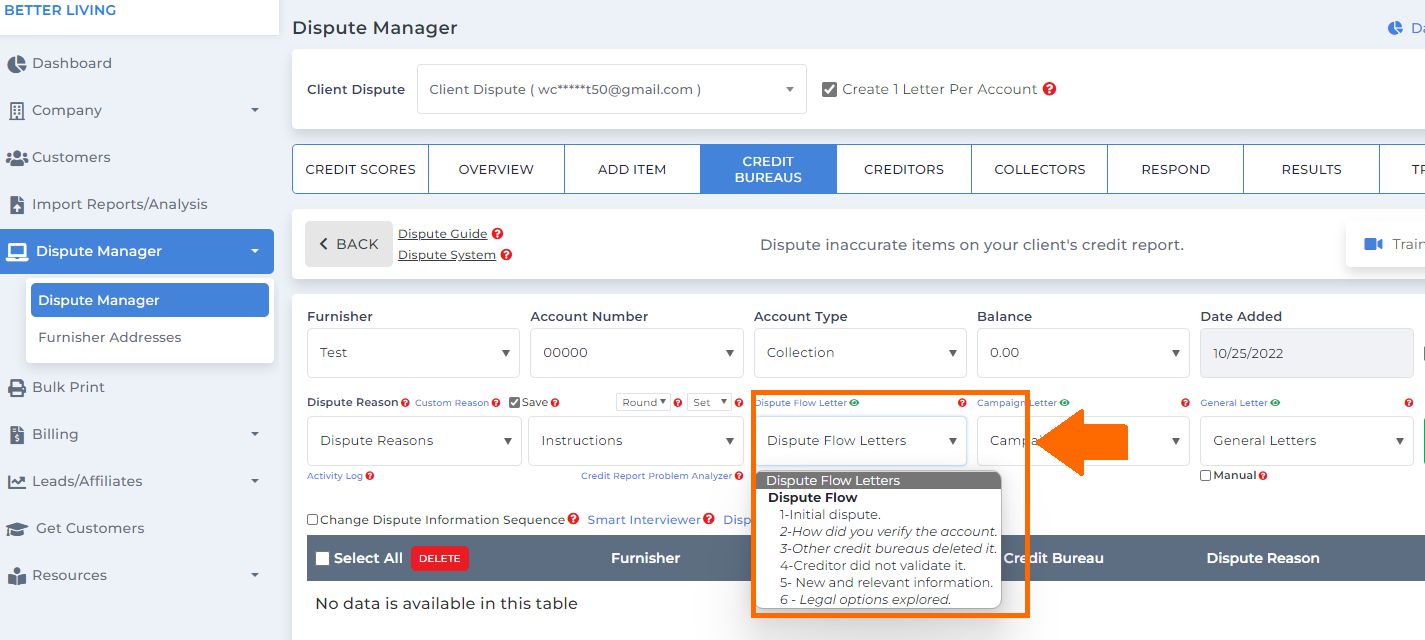 Creating Disputes for the Credit Bureaus Made Easy | Client Dispute Manager