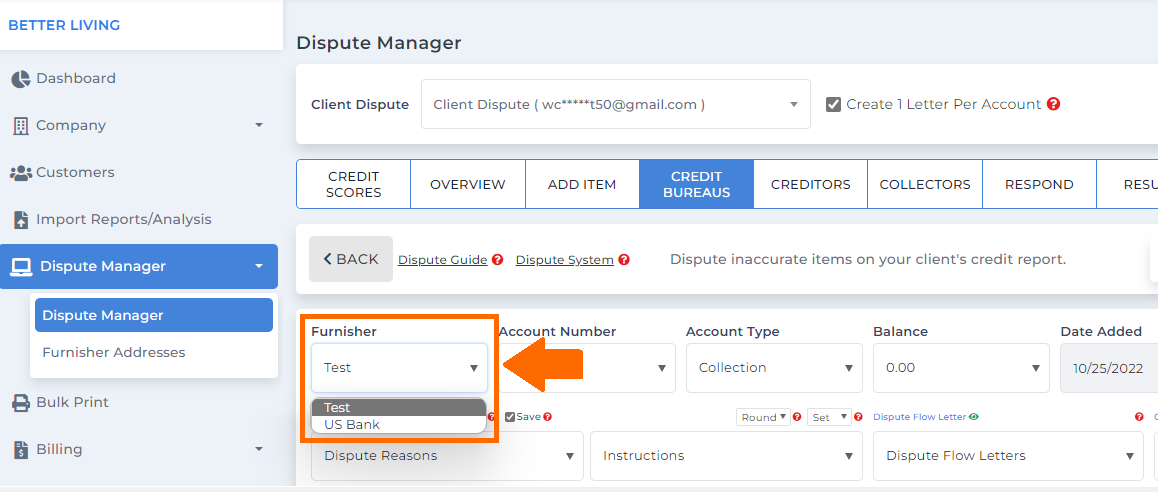 Creating Disputes for the Credit Bureaus Made Easy | Client Dispute Manager