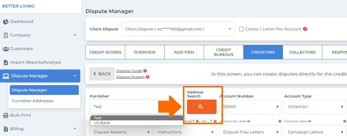Client Dispute Manager Software | Dispute Letters for Creditors