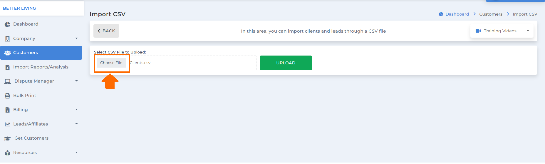 Startup Credit Repair Business: Import Export CSV