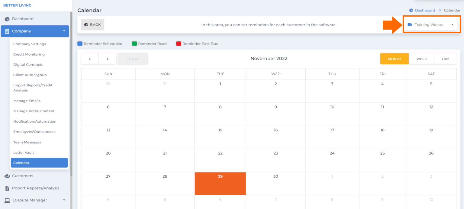 Startup Credit Repair Business: Track Reminders On Calendar